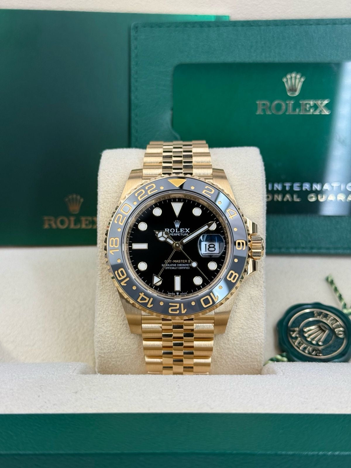 Rolex 126718GRNR GMT BUMBLE BEE NEW – Monica Jewelers