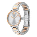 Movado Bold Women's 34mm Rose Gold and Stainless Steel Ion Plated Case ...