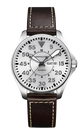 Hamilton Khaki Pilot Quartz Brown Leather H64611555 – Monica Jewelers